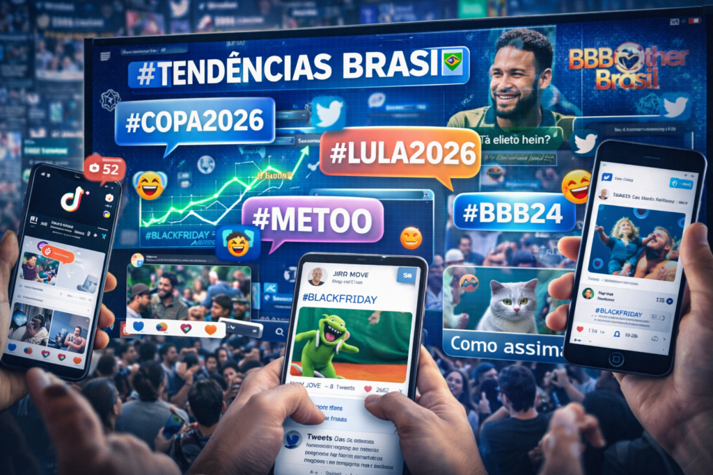 Tendências virais nas redes sociais: memes, cultura pop e movimentos ...